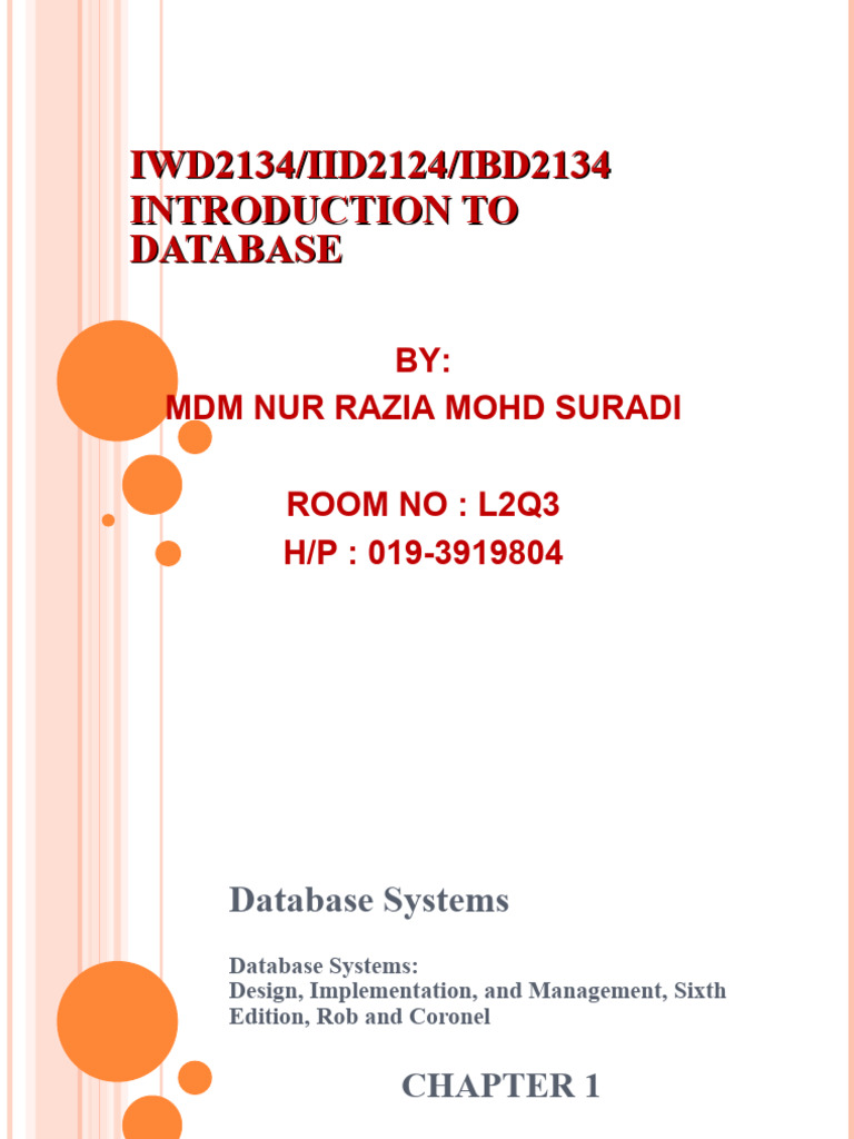 Chapter01 Updated | PDF | Databases | Computer File