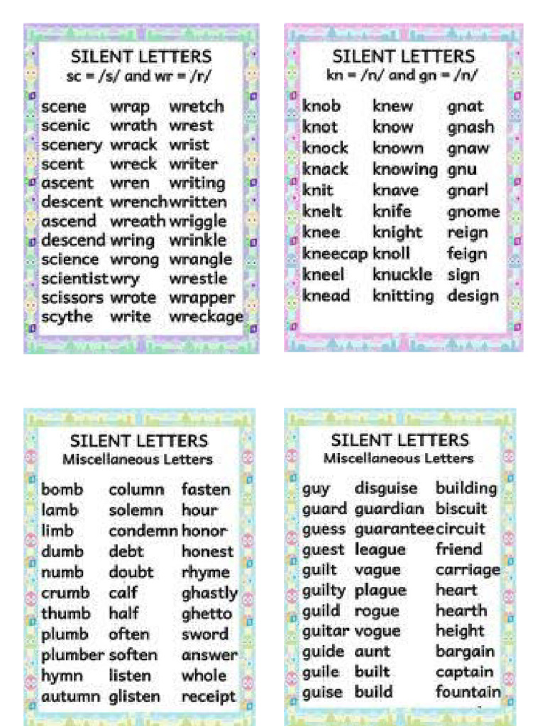 Silent Words | PDF