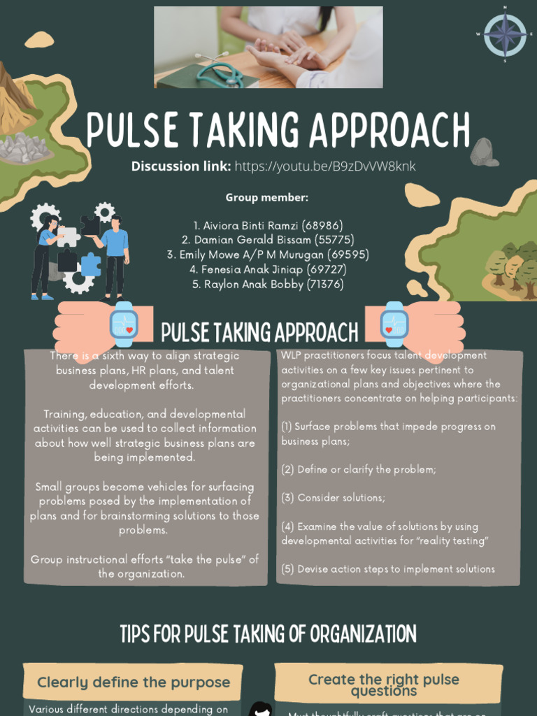 Pulse Taking Approach Slide Presentation Pdf Employment