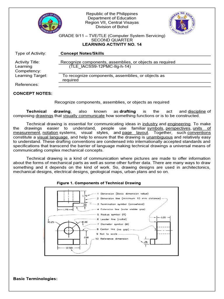 DLP Tve-Tle Css q2 Act14-1 | PDF | Technical Drawing | Drawing