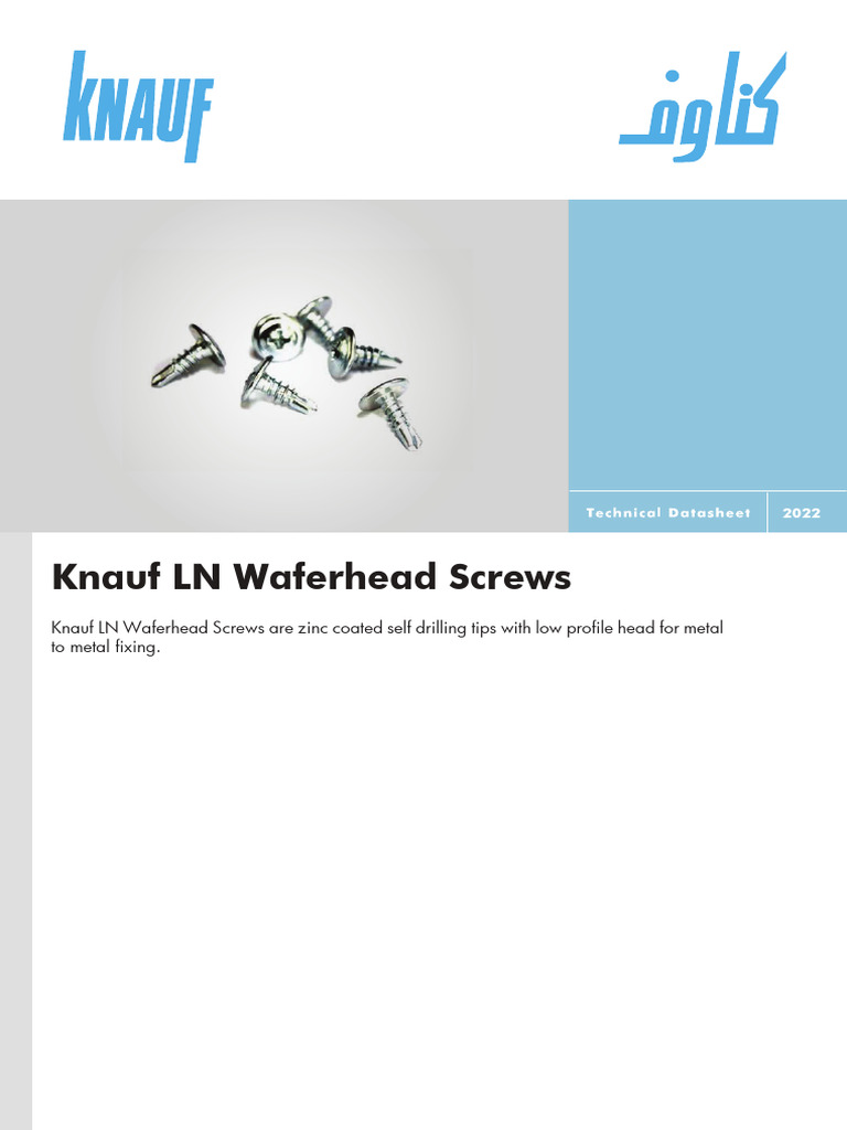 Knauf LN Waferhead Screws | PDF
