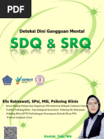 Penilaian SRQ 20 dan SDQ untuk Deteksi Dini | PDF