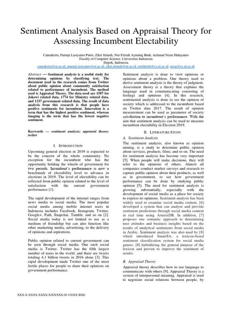 EECSI2018-Sentiment Analysis Based On Appraisal Theory For Assessing Incumbent Electability ...