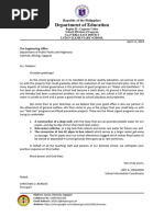 Request Letter (LSB) | PDF | Cebu
