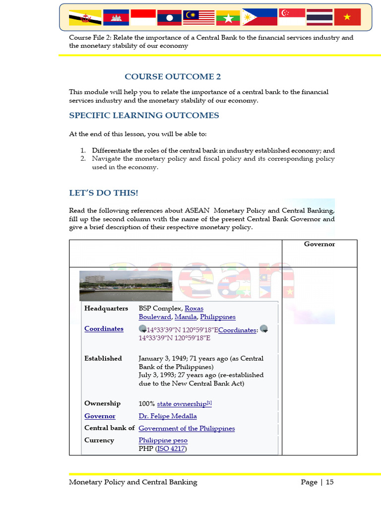 Module 2 FM Pr8 Monetary Policy and Central Banking | Download Free PDF ...