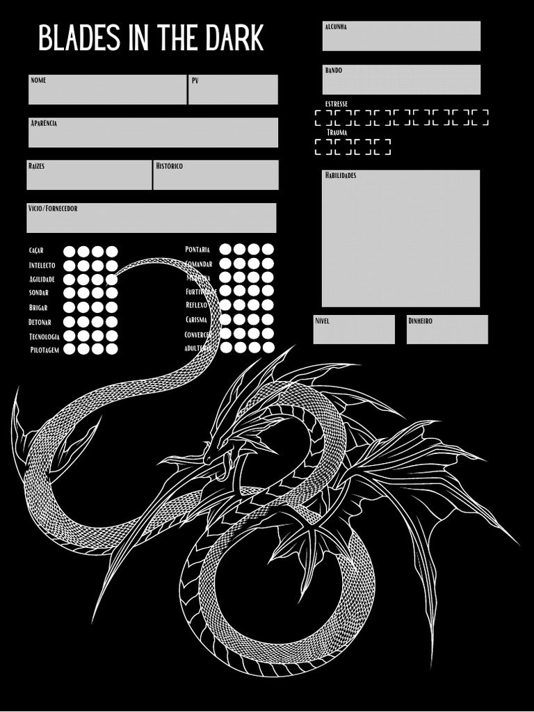 Ficha Blades in The Dark | PDF