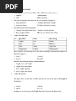 Grade 7 - Units of Measurement Activity | PDF