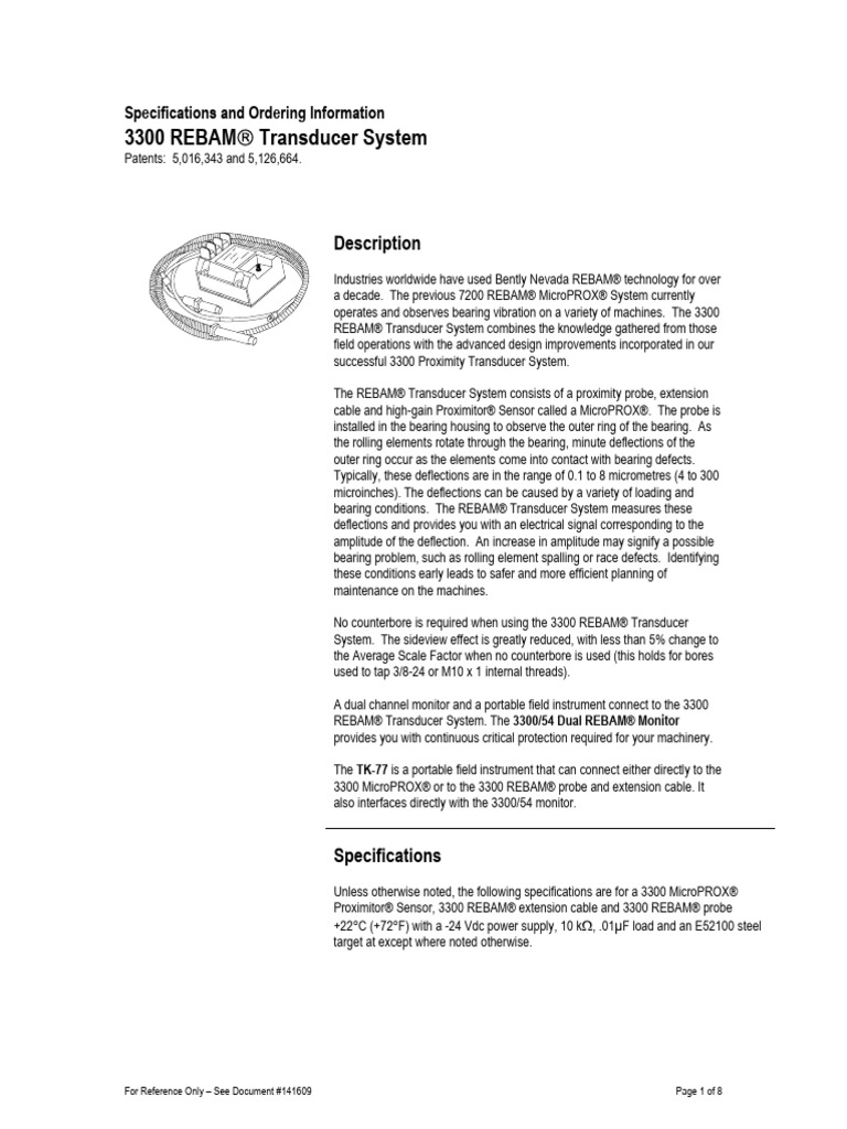 3300 Rebam | PDF | Electrical Resistance And Conductance | Bearing ...