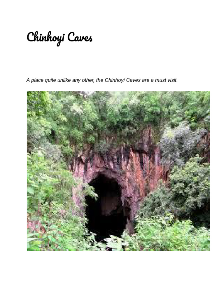 Chinhoyi Caves | PDF