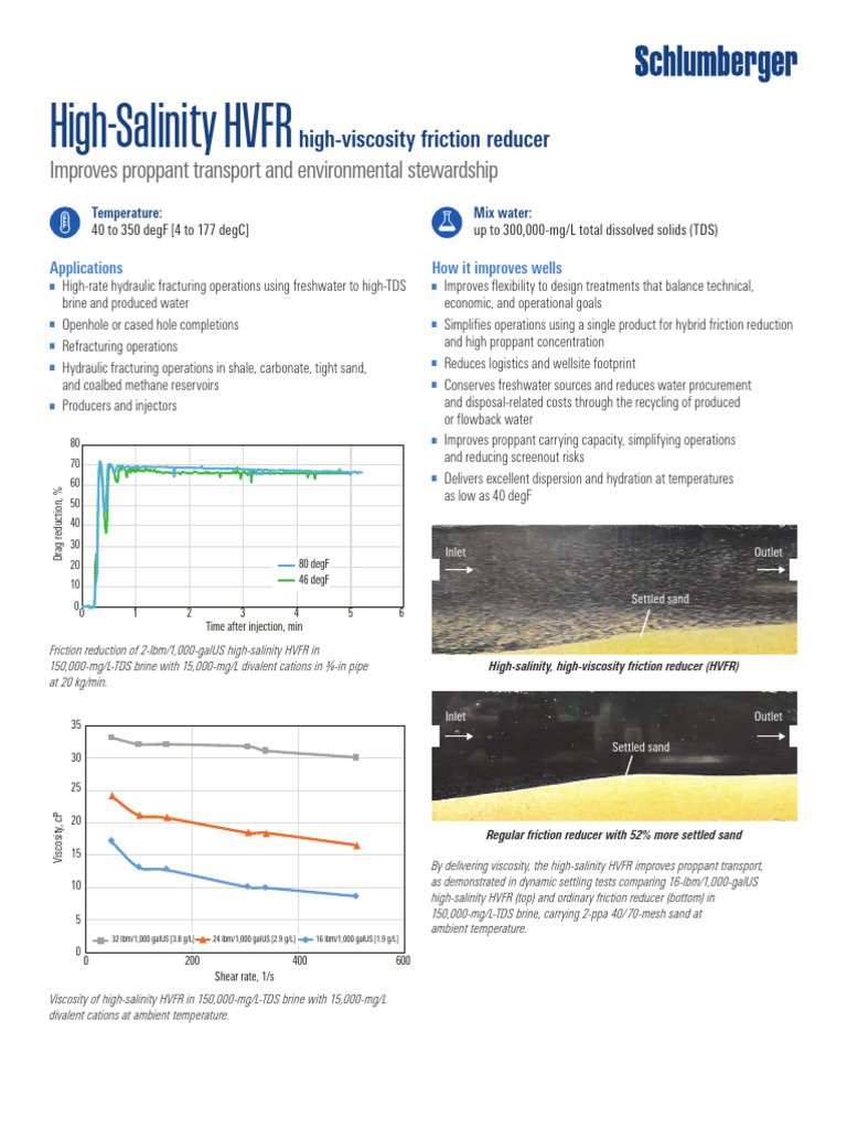High Salinity HVFR Ps | PDF | Viscosity | Chemistry
