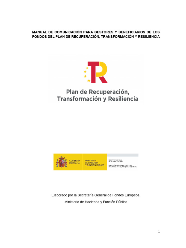 Manual de Comunicacion para Los Gestores Del Plan | PDF | Comisión ...