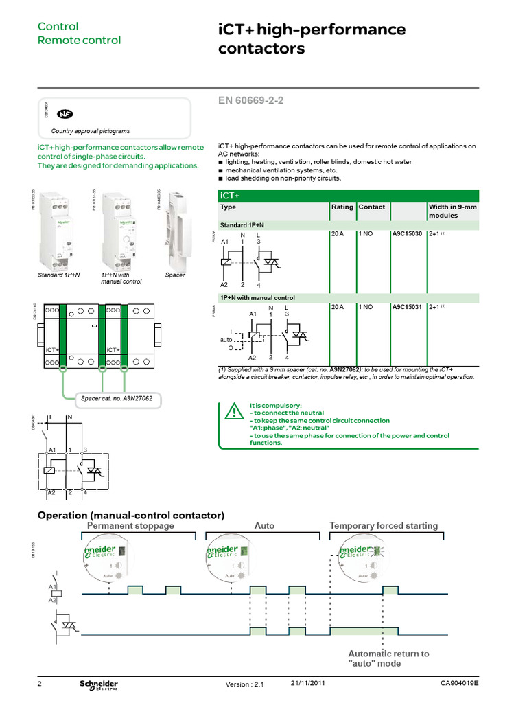 iCT+ Catalogue Page | PDF | Alternating Current | Electrical Equipment