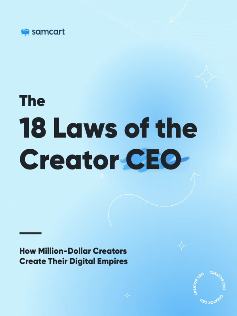 The 18 Laws of The Creator CEO | PDF | Apple Inc. | Sales