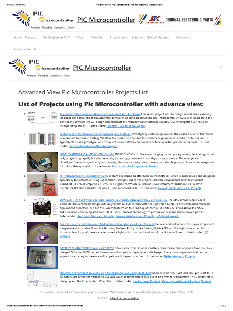 Advanced View Pic Microcontroller Projects List - PIC Microcontroller ... Advanced View Pic Microcontroller Projects List - PIC Microcontroller ...
