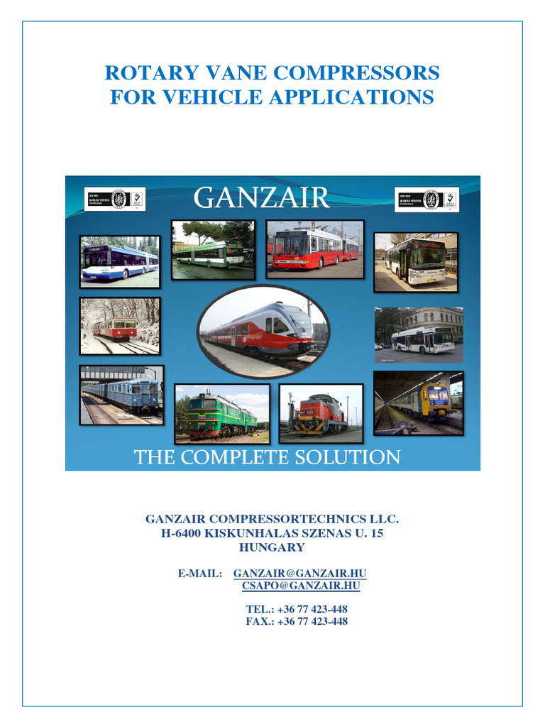 Rotry Vane Compressors For Vehicle Applications V1.0 | PDF | Bearing ...