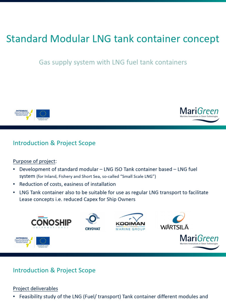 MariGreen LNG 4.0 Doeksen - Standard Modular LNG System | PDF ...