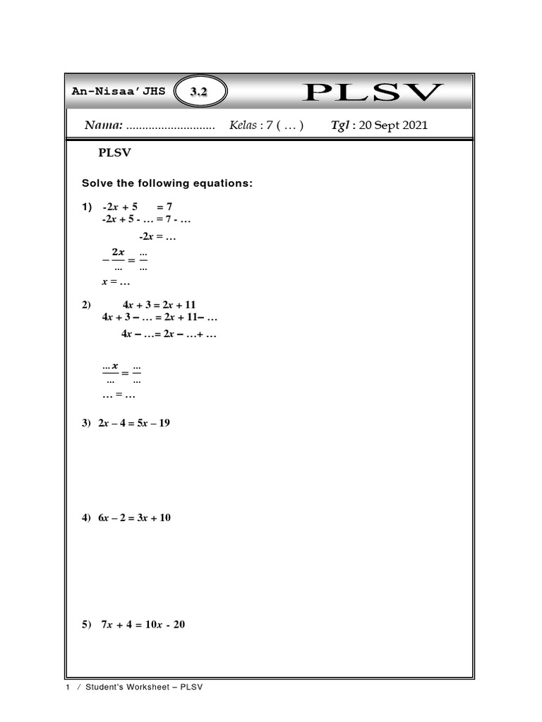 Exe 3.2 PLSV | PDF | Teaching Methods & Materials