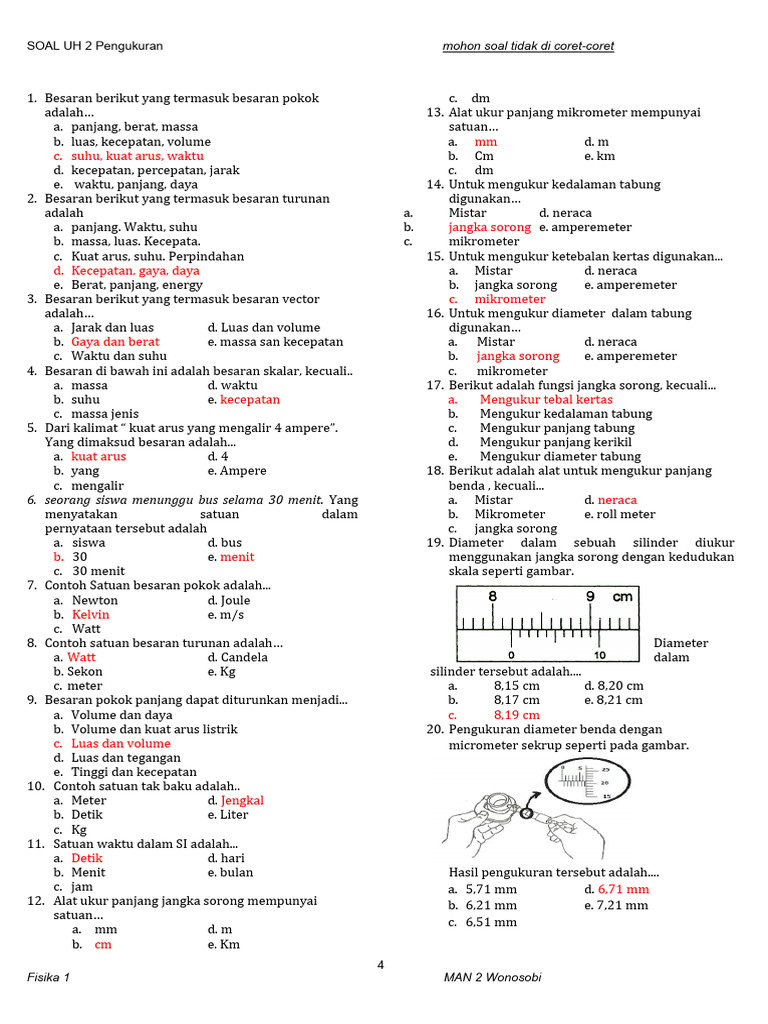 PHT Fisika 2022 | PDF