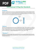 BS O-Ring Size Reference Chart | PDF