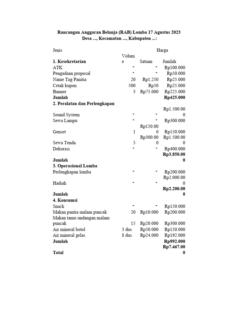 Rab 17 Agustus 2023 | PDF