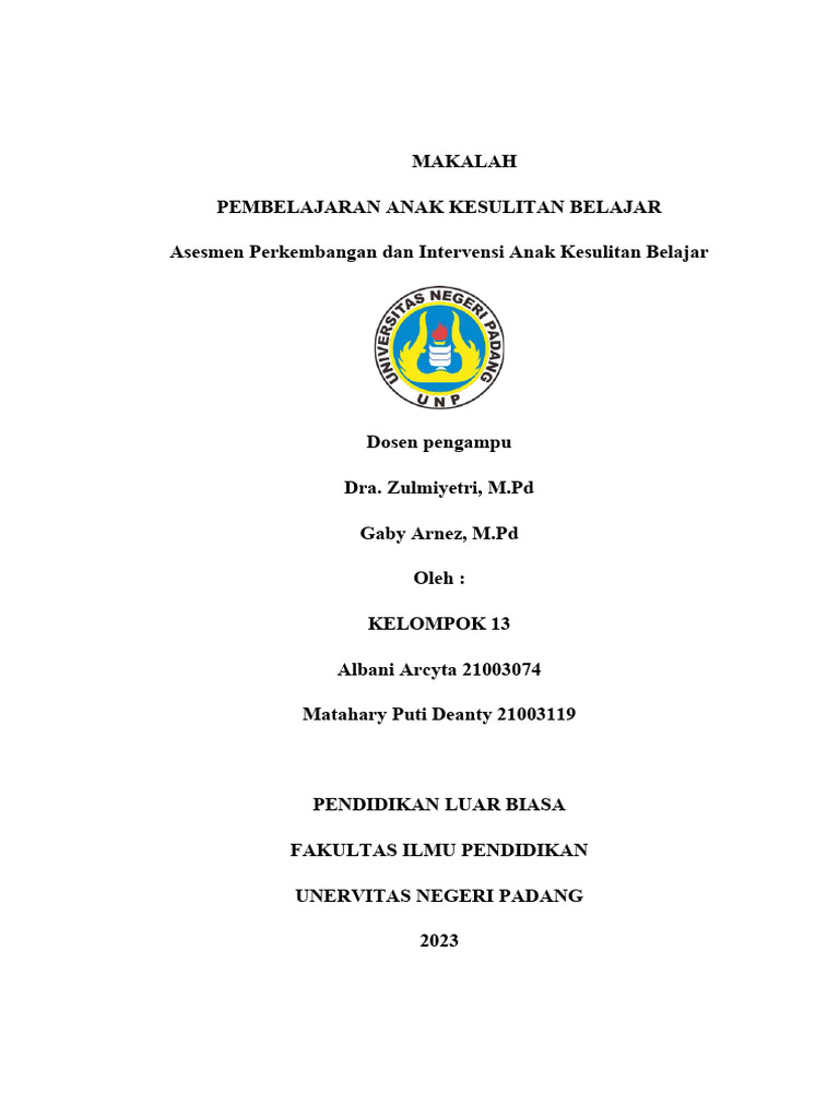 Makalah KLP 13 Minggu Ke 4 | PDF | Karier & Perkembangan | Kesehatan Holistik