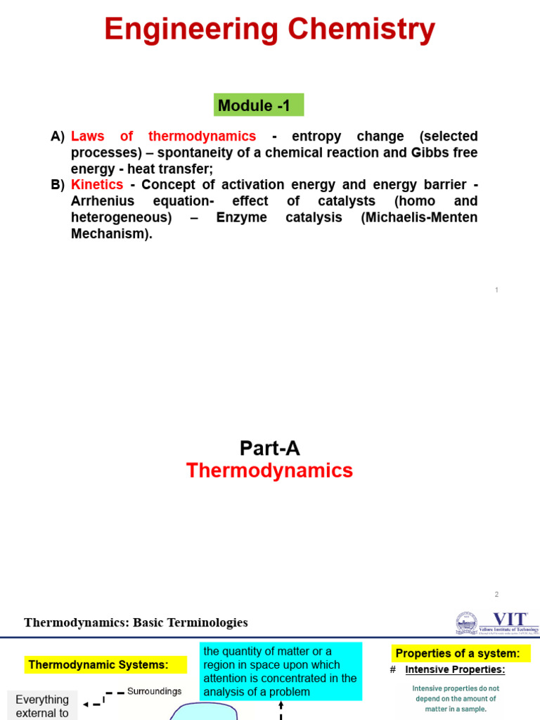 EC Module 1 Modified | PDF | Heat | Entropy EC Module 1 Modified | PDF | Heat | Entropy