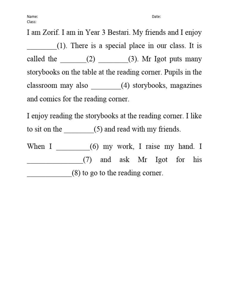 Worksheet in School | PDF