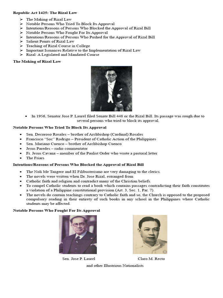 The Life and Works of Rizal | PDF | Philippines