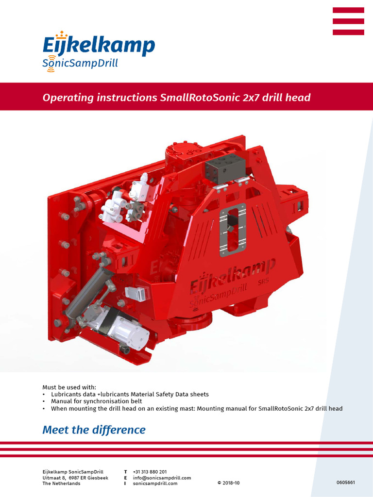 SRS 2x7 Drill Head Basic Functions | PDF | Drill | Drilling SRS 2x7 Drill Head Basic Functions | PDF | Drill | Drilling
