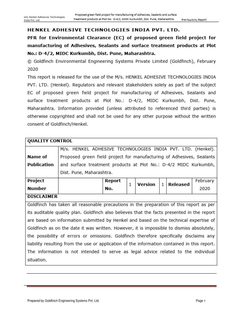 Henkel Adhesive Pre Feasibility - PVC & Phenolic Resin | PDF ...