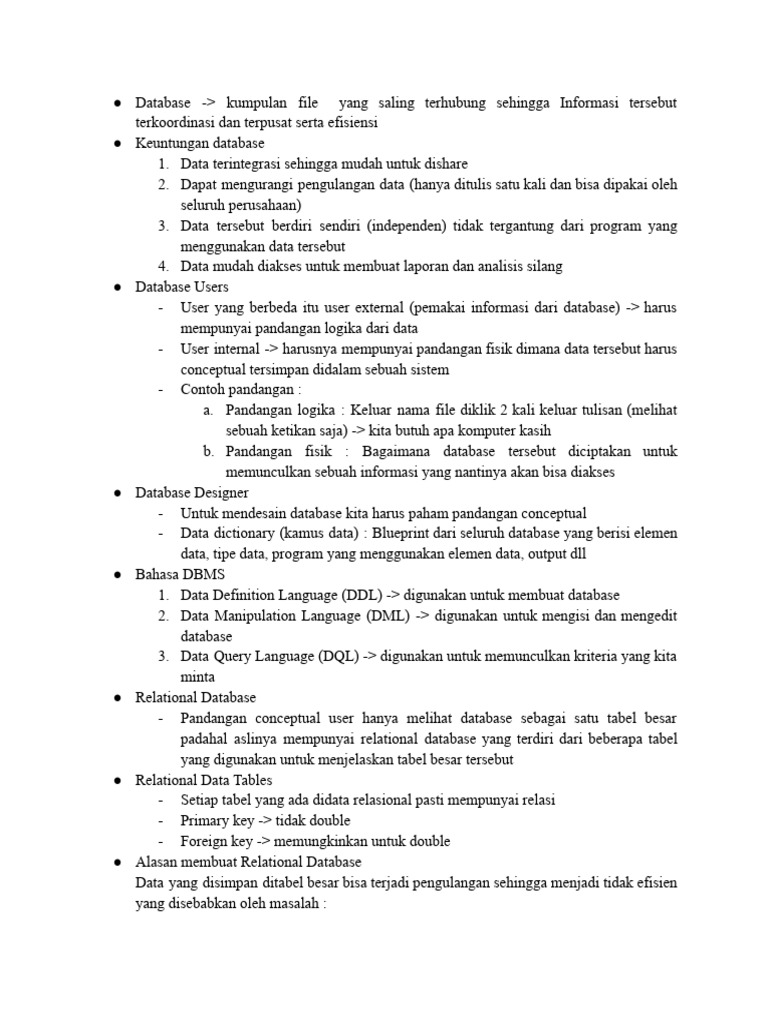 Database Relational - chapter 4 SIA | PDF