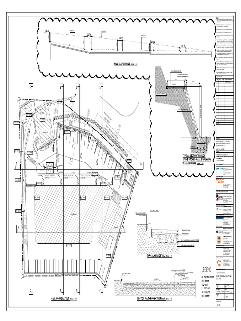 Civil Works CW05 R1 (Submission Drawings 16.03.22) | PDF | Concrete ...