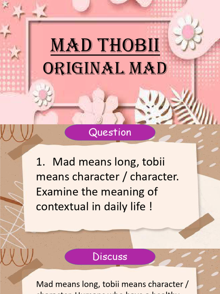 MAD THOBII - Esensial Kls 3 | PDF