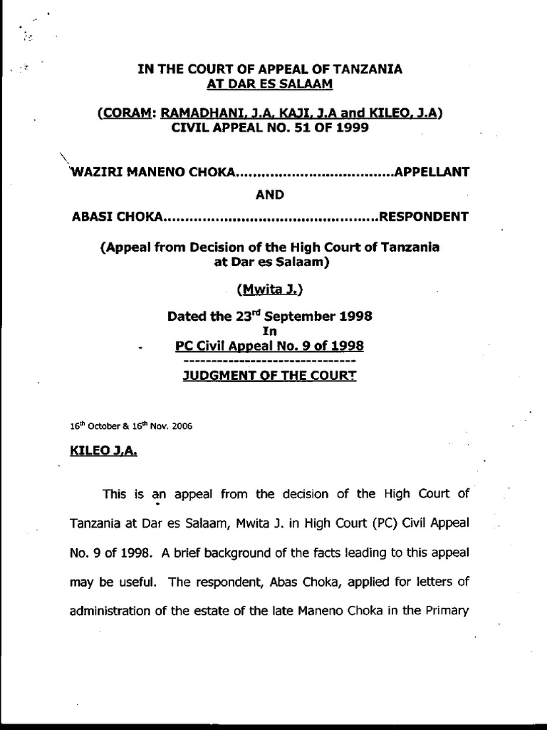 Mirathi Case | Download Free PDF | Will And Testament | Government