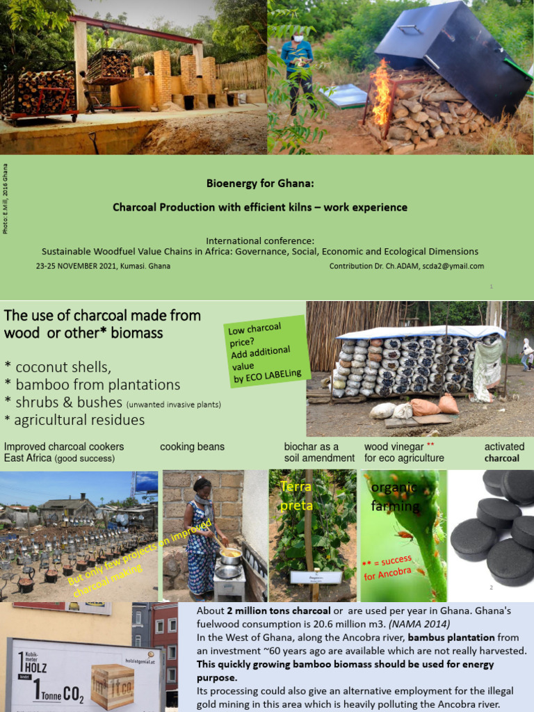 Efficient Charcoal Production in Ghana | PDF | Charcoal | Sustainable ...