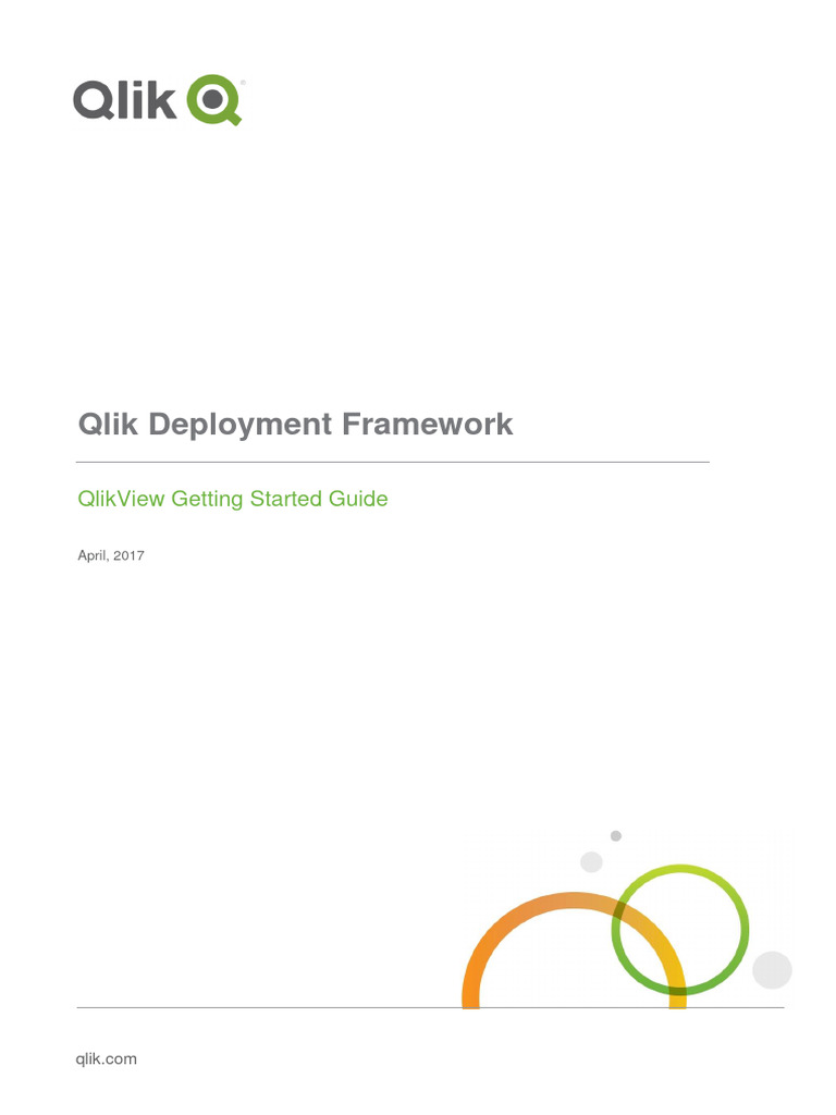 Qlik Deployment Framework-QlikView Getting Started Guide | Download ... Qlik Deployment Framework-QlikView Getting Started Guide | Download ...