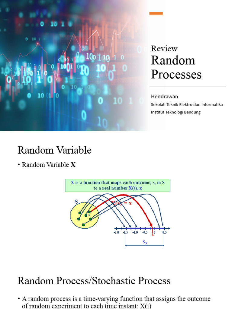 Kuliah EL 5243 Kuliah 3 Stochastics Process | PDF