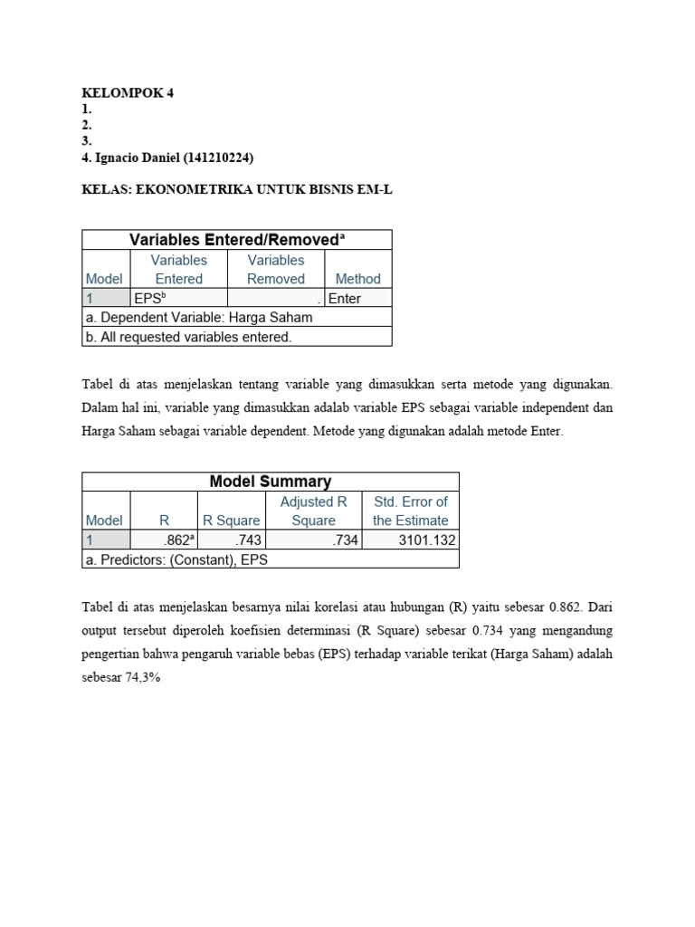 Kelompok 4 SPSS | PDF | Metode & Bahan Ajar