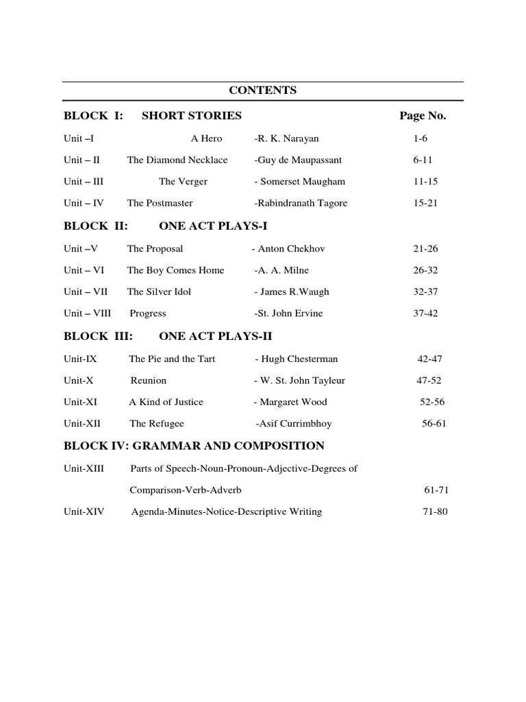 English Paper III | PDF | Anton Chekhov | Guy De Maupassant