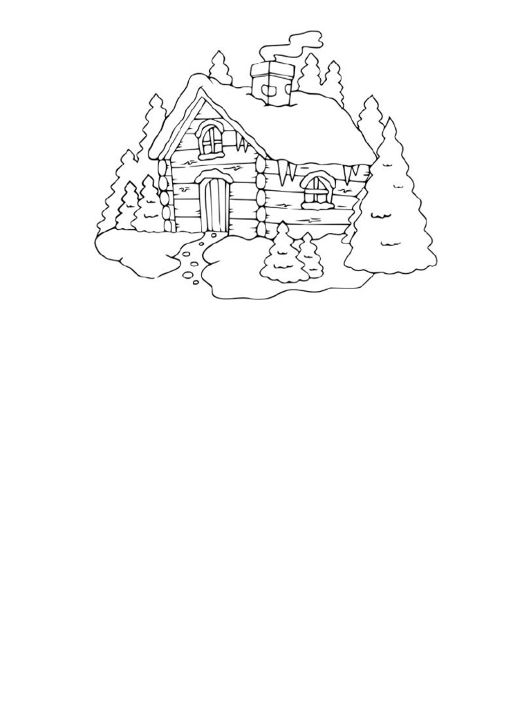 Cottage (Buildings and Architecture) #169885 (printablefreecoloring.com ...