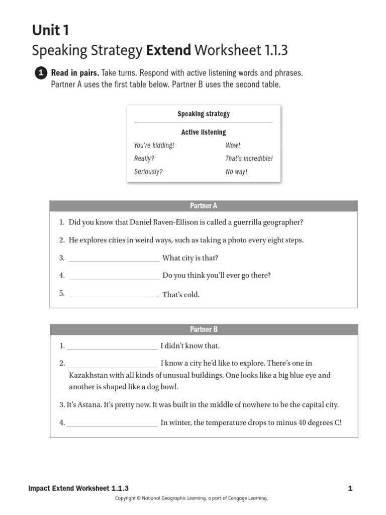 Owi Bre l01 U01 03 Worksheet | PDF