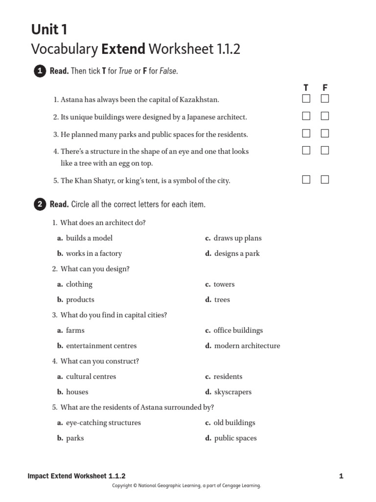 Owi Bre l01 U01 02 Worksheet | PDF