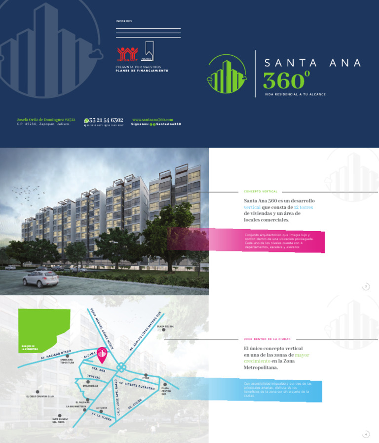Brochure Santa Ana 360 Enero 2020 | PDF | Diseño | Inicio
