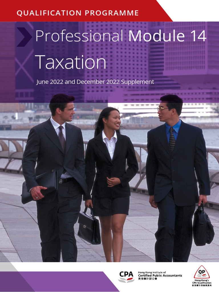 M14 Taxation - Supplement For Jun and Dec 2022 Session | PDF ...