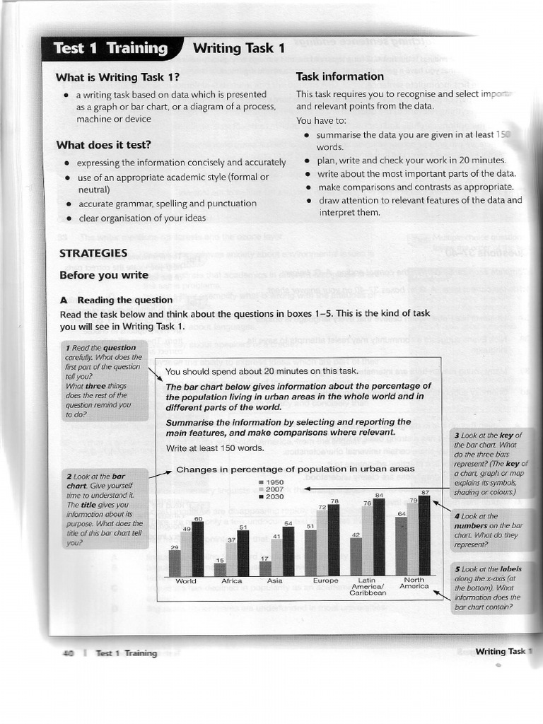 Ielts Trainer Writing p1 Guide Pg1 | PDF