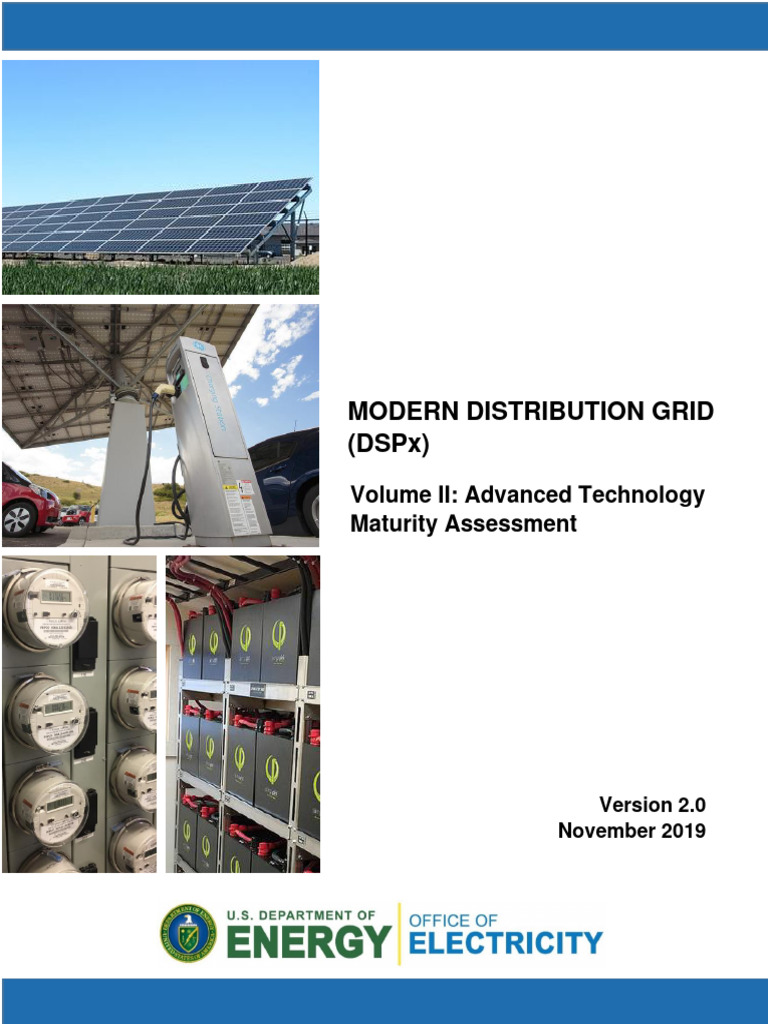 Modern Distribution Grid (DSPX) : Volume Ii: Advanced Technology Maturity Assessment | PDF ...