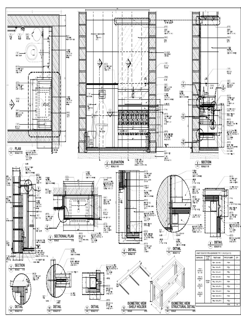 Vanity Counter Type 4 | PDF | Building Engineering | Design