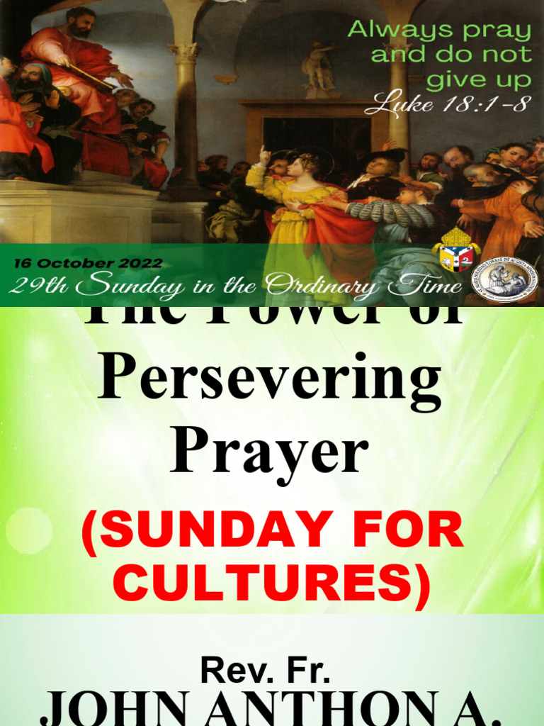 29th Sunday in The Ordinary Time | PDF | Glory (Religion) | Mercy