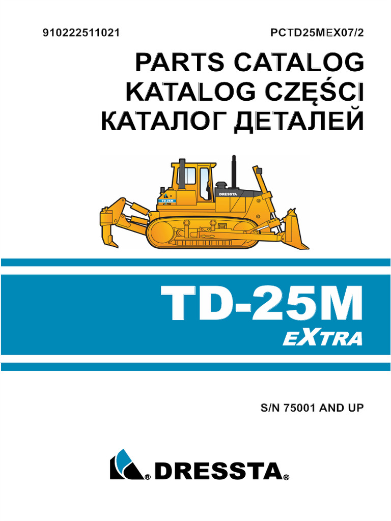 Parts Catalogue TD25MEX07V2 | PDF | Valve | Cylinder (Engine)
