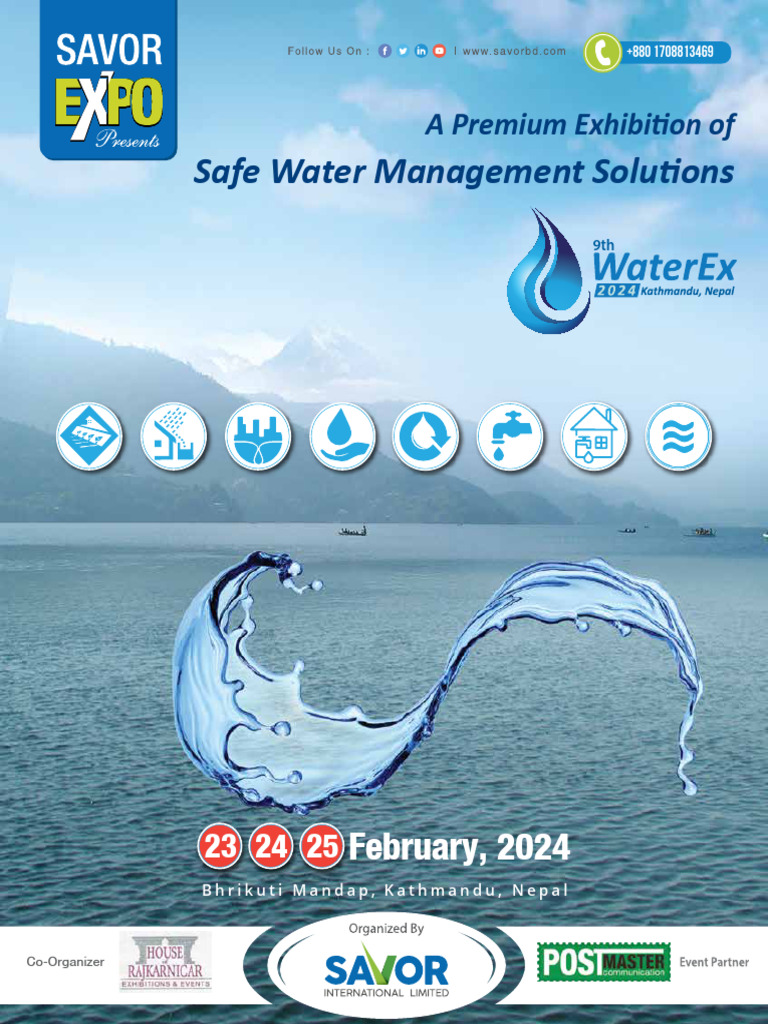 Brochure WaterEx 2024 | PDF | Water Resources | Water